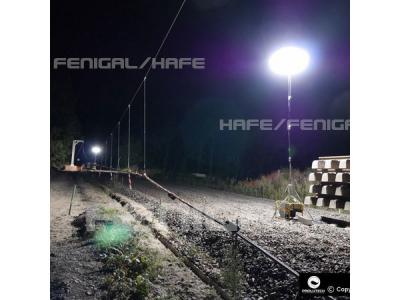 Cina Film e pallone d'accensione gonfiabile 600w 1000w 2000w 4000w di illuminazione della costruzione in vendita