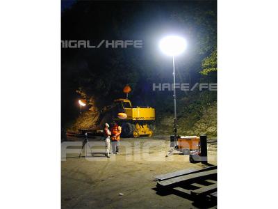 중국 DMX512 안전성 삼각대 풍선기구는 DC AC 가지고 다닐 수 있는 비상시용 4A를 밝힙니다 판매용