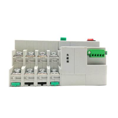 China 230V Mini Track Type Ats Transfer Switch 2P 3P 4P 100A IEC 60947-6-1 for sale