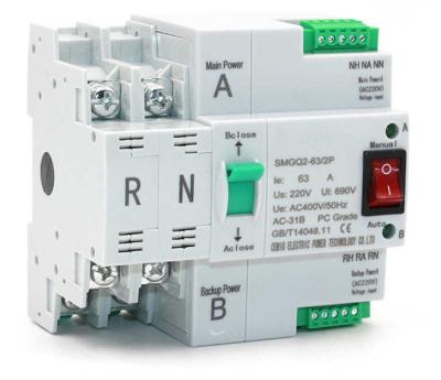 China Ce-Automatische de Overdrachtschakelaar 3P van ATS van de Opwindings Dubbele Macht voor Generator Te koop