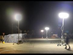 200W フレームフリー スタイポッド LED 風船 産業救助照明ソリューション