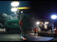 600W LED安全バルーンライトタワー – 道路建設修理用のグレアフリー照明