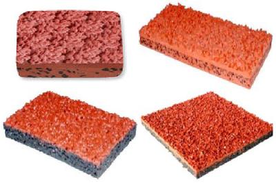 China Eco Friendly Polyurethane Running Track Recycled Rubber Athletic Track for sale
