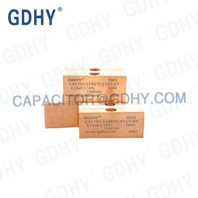 China High Voltage GDHY 700VAC 0.33UF Conduction Cooled Capacitor for sale