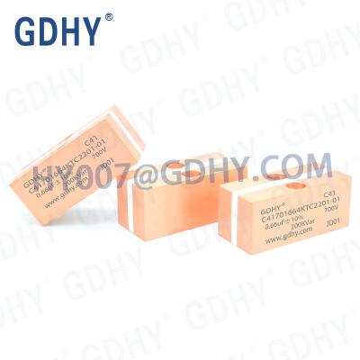 China 0.66UF 700V Conduction Cooled Capacitor For Heat Treatment for sale