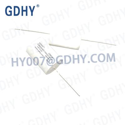 China 400VDC 1UF Axial Audio Film Capacitor For Audio Frequency Division Circuit for sale