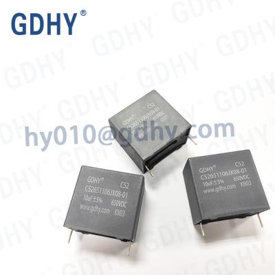 China 10UF 650V DC Link Film Capacitor KEMET R76 Air Conditioner Compressor AC Capacitors for sale