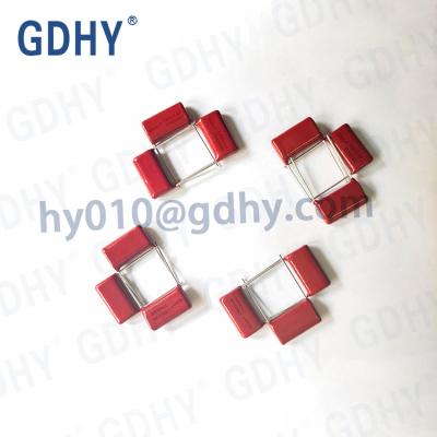 China Red 0.33UF 334J 630V CBB Polypropylene Film Capacitor P20 Self Healing for sale