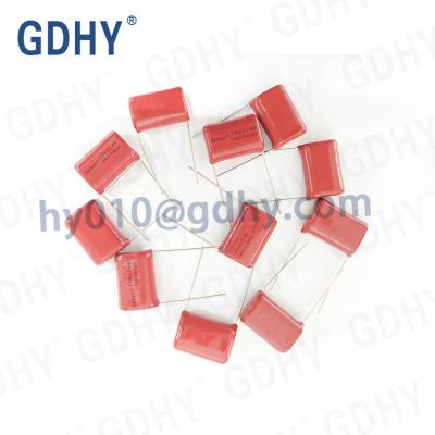 China 0.86UF 864J400V P15 Metallized CBB Polypropylene Film Capacitor Red Color for sale