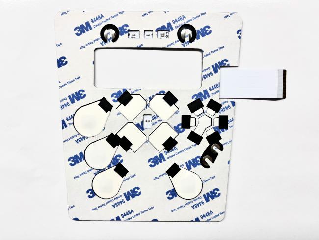 Custom membrane switch with IP67 waterproof rating