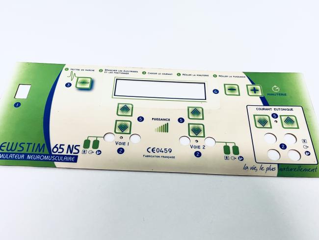 Flexible membrane switch with LED illumination