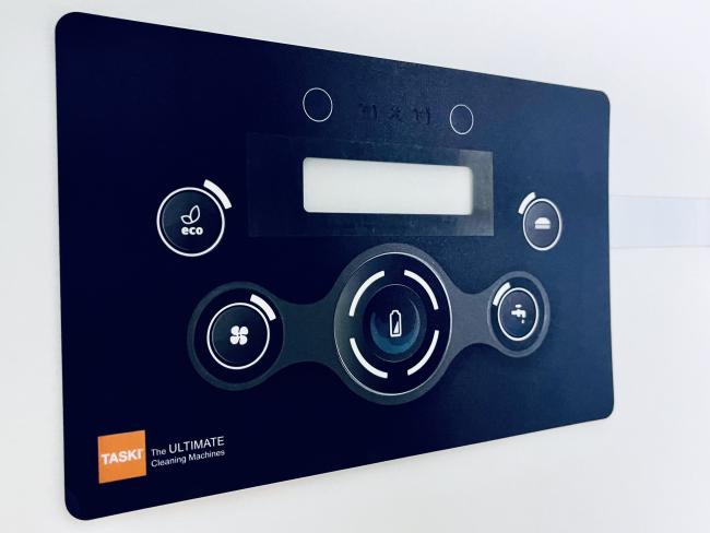 Industrial membrane switch panel with 3M adhesive