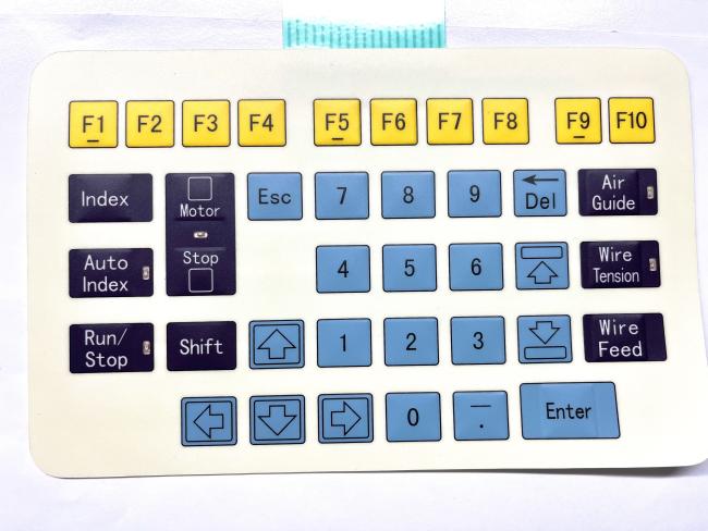 Custom designed membrane switch panel