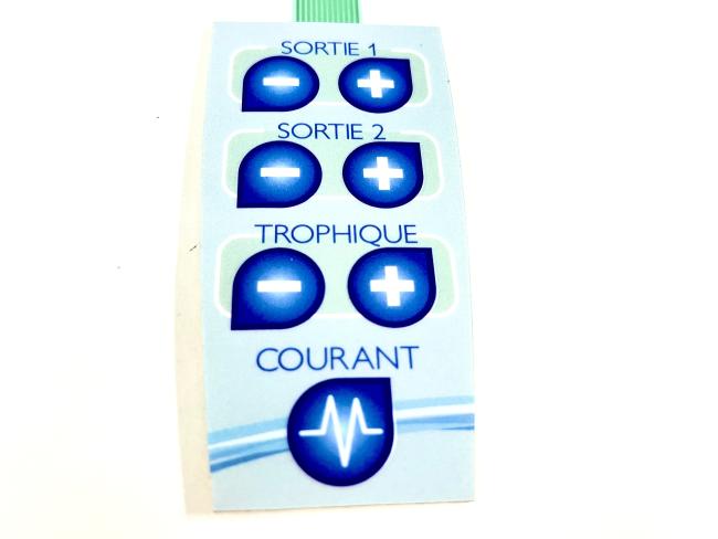 Membrane switch sample display