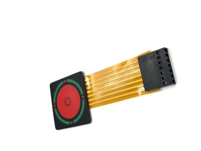 Membrane switch with backlighting