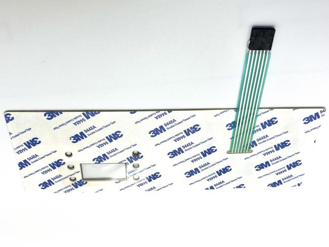 Membrane switch with LED indicators