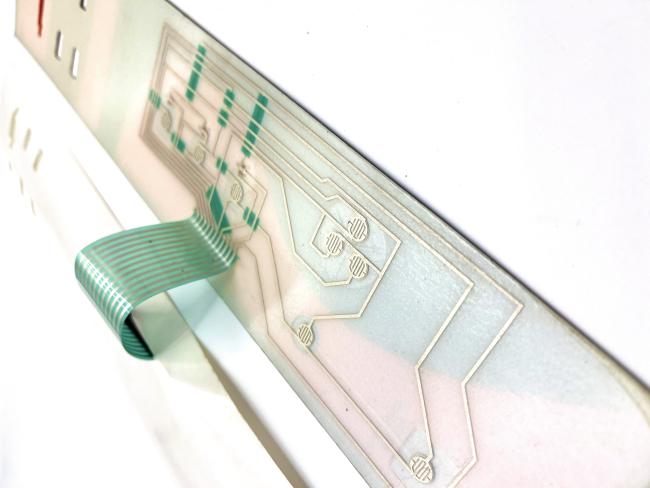 Silver Pad Domes Membrane Keypad close-up view