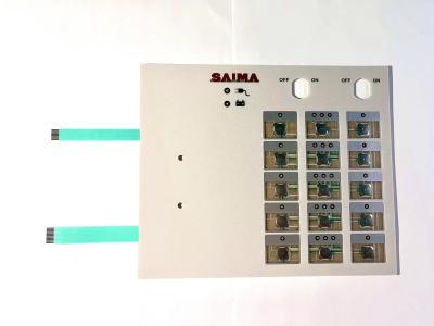 Китай Полиэстер с низким сопротивлением водонепроницаемый гибкий мембранный переключатель Металлический купол мембранный переключатель продается