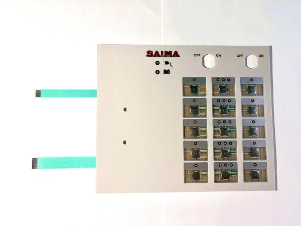 Quality Polyester Low Resistance Waterproof Flexible Membrane Switches Metal Dome Membrane Switch for sale
