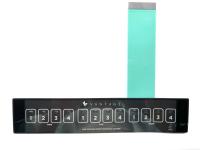 Quality Emboss Energy Saving LED Membrane Switch With Touched Push Keys Button for sale
