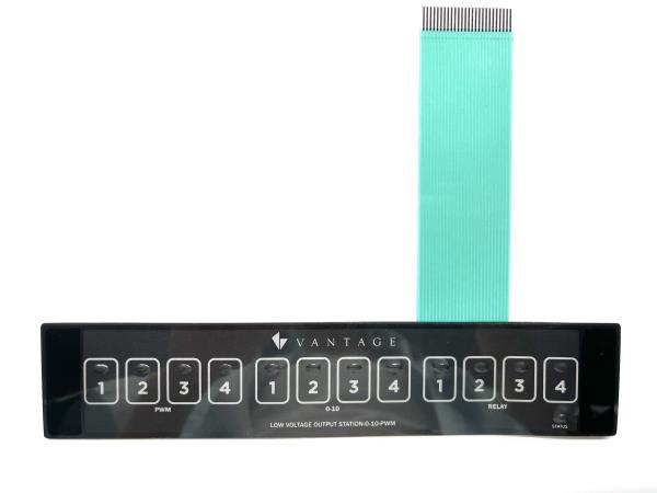 Quality Emboss Energy Saving LED Membrane Switch With Touched Push Keys Button for sale