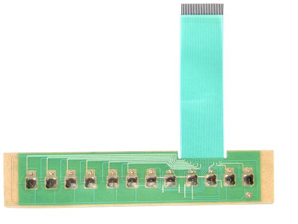 Quality Emboss Energy Saving LED Membrane Switch With Touched Push Keys Button for sale
