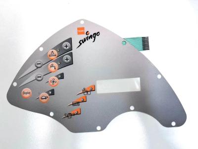 Китай Полутонная цветовая печать с мембрановой сенсорной панелью Профессиональный 0603 LED настраиваемые переключатели мембраны продается