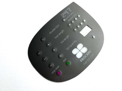 China Embedded Embossed Membrane Switch Prototype Arduino Membrane Keypad For Hairdressers for sale