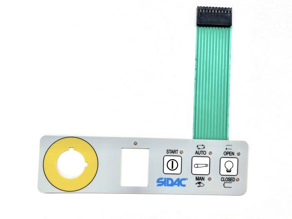 Quality 2.54MM Connector LED Membrane Switch Long Lifespan High Performance for sale
