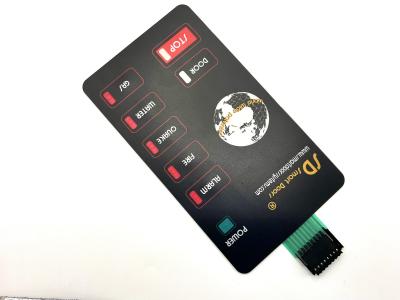 Китай Полиэстерная мембранная клавиатура толщиной 0,125 мм с металлическими кнопками типа купола продается