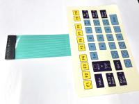 Quality Industrial Polyester Tactile Membrane Switch 2.54MM Pitch With Flex Adhesive for sale