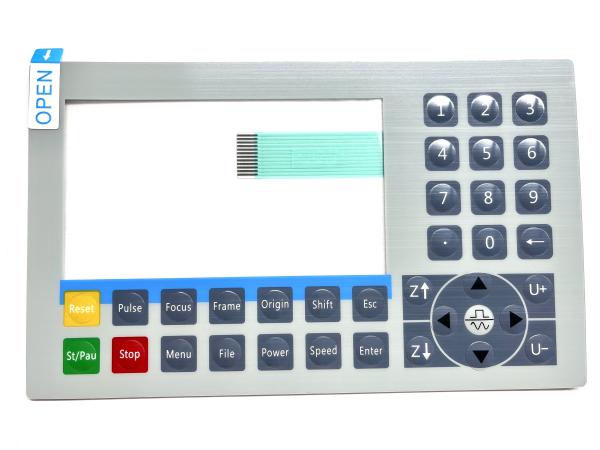 Quality Chemicals Resistant Flexible Membrane Keypad Membrane Touch Panel Foil Inkjet Printing for sale