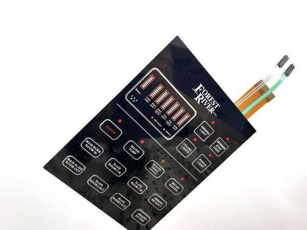 Quality 1.25MM Pitch Tactile Membrane Switch OEM Momentary Push Button With Glossy for sale