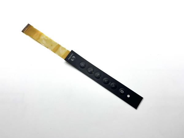 Quality Texture Coating 1x3 FPC Membrane Switch Chemicals Resistant With Perimeter Emboss All Keys for sale
