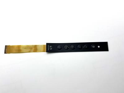 Китай Текстурное покрытие 1x3 FPC мембранный переключатель, химически стойкий, с периметрическим тиснением всех клавиш продается