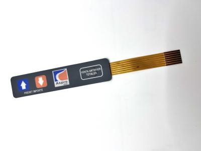 중국 표면 실장형 맞춤형 멤브레인 스위치 방수 멤브레인 스위치 및 패널 판매용