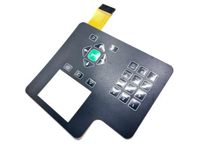 Китай Мембранный переключатель с текстурным покрытием 1x3 Matrix с периметрическим тиснением всех клавиш продается