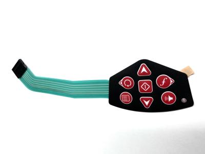 China Household Waterproof Membrane Switch 2.54MM Pitch Customizable OEM With Sensor for sale