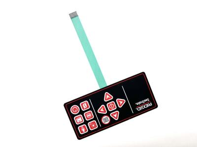 China Waterproof Sealed Membrane Switch Membrane Switch Keypad Energy Saving For Ocean Power Battery for sale