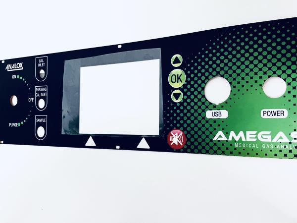 Quality Polyester Membrane Switch Panel ROHS Digital Printed With Transparent Window for sale