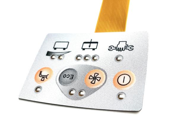 Quality Versatile Membrane Graphic Overlay Dust Proof With LED Sealed Gradient Printing for sale