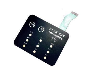 China 0.3MM Pitch Custom Membrane Keyboard Dome Membrane Switch Power Saving With Silver Paste for sale