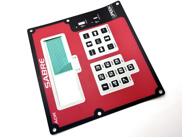 Quality 1.5mm Thickness Backlit Membrane Switch Panel Tactile Dome Switch For Power for sale