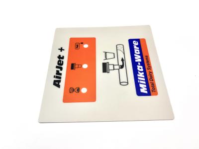 China Customizable Graphic Panel Overlay Membrane Switch Graphic Overlay Lightweight for sale