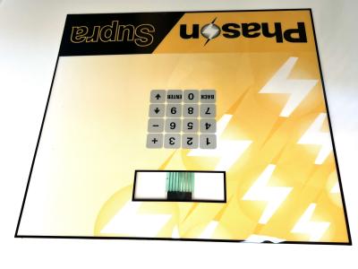 China Glossy Surface Custom Membrane Keypad 0.5MM Pitch Versatile For Ventilation Fan Control for sale