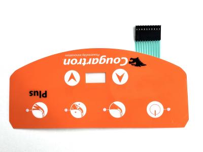 China Moisture Resistant Membrane Switch Prototype 2.54MM Pitch Flexible Membrane Panel for sale