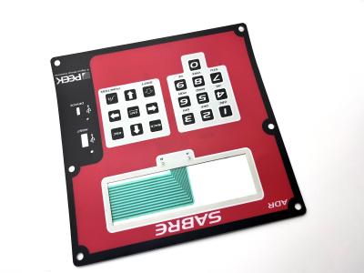 중국 먼지 방지 표준막 스위치 장수 시간 CNC 기계용 1.0MM 두께 판매용