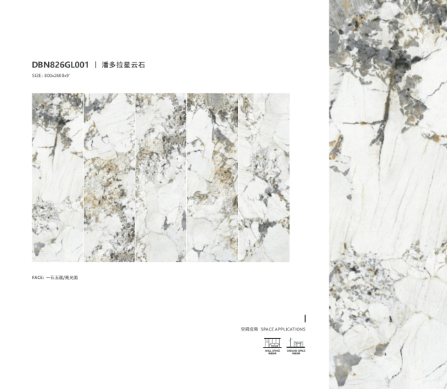 Glazed Porcelain Tile sample installation