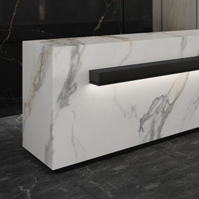 China Heat Insulation Sintered Stone Tile Autumn Serenade Textiles Upholstery Table Slab for sale