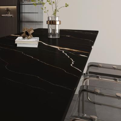 Cina Piastrelle di pietra sinterizzata in oro nero spessore 15 mm facile manutenzione in vendita